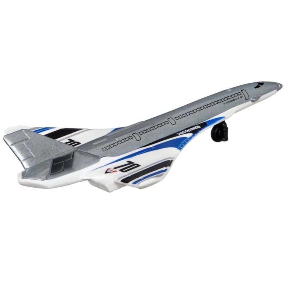 Vehículo Matchbox Sky Busters + Tapete Hyperonic Jet Hht34