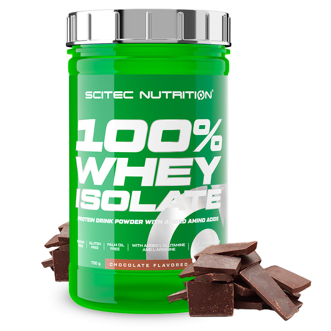 100% Whey Isolate Chocolate 700 G - Scitec Nutrition - Real Plaza