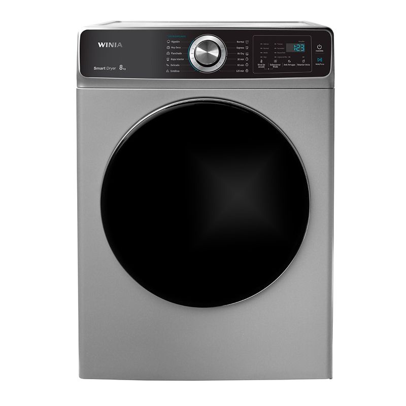 Secadora de Ropa 8KG Winia WLD-80KCS Silver - Real Plaza