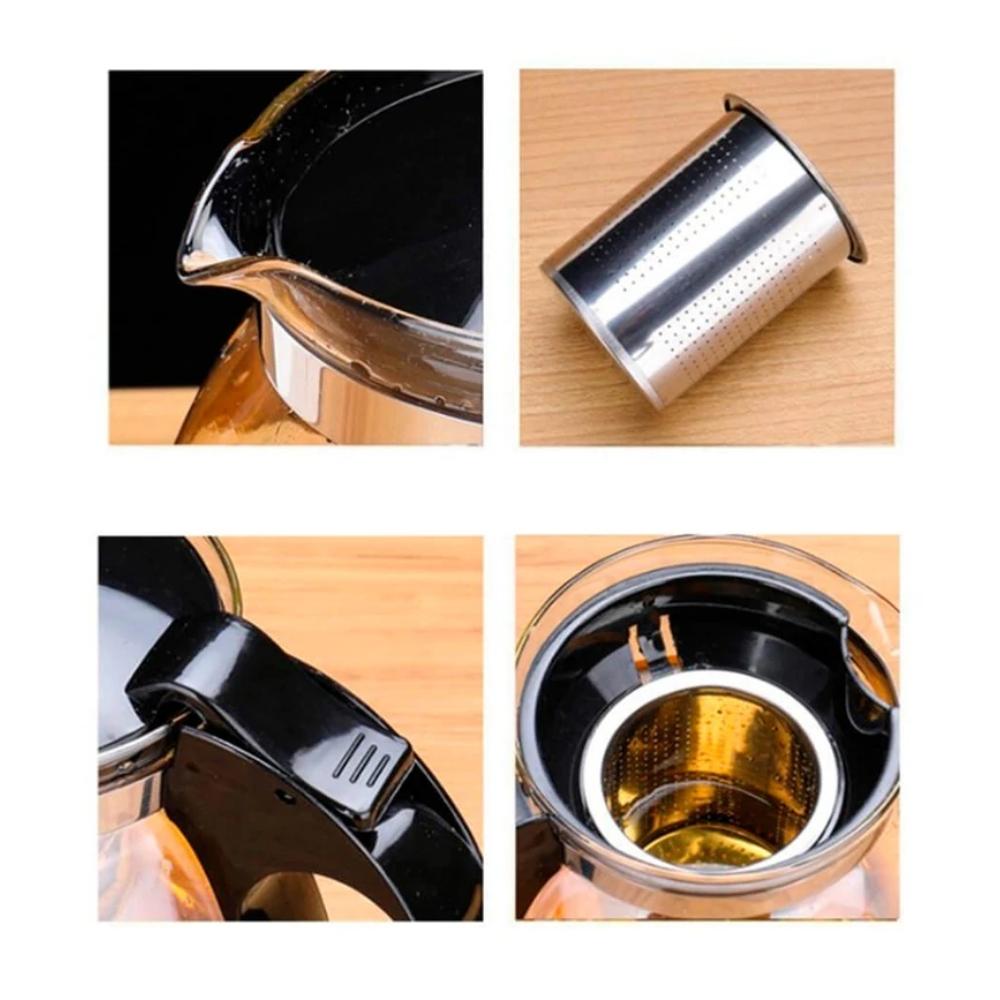 Tetera de Vidrio Para Infusiones con Filtro 1500 ml - Real Plaza