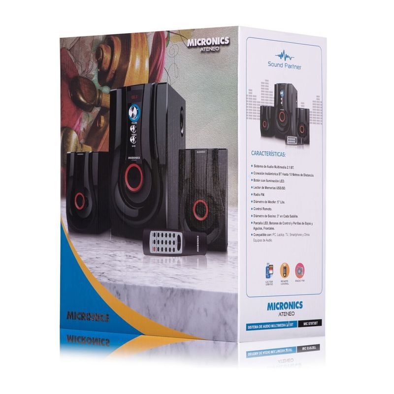 Equipo de Sonido Micronics Ateneo S7073 Bluetooth - Real Plaza Equipo de Sonido Micronics Ateneo S7073 Bluetooth - Real Plaza