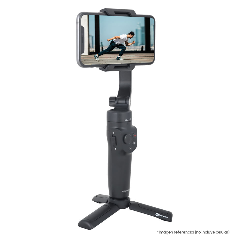Estabilizador para celular FeiyuTech de 3 ejes, color negro - Real Plaza