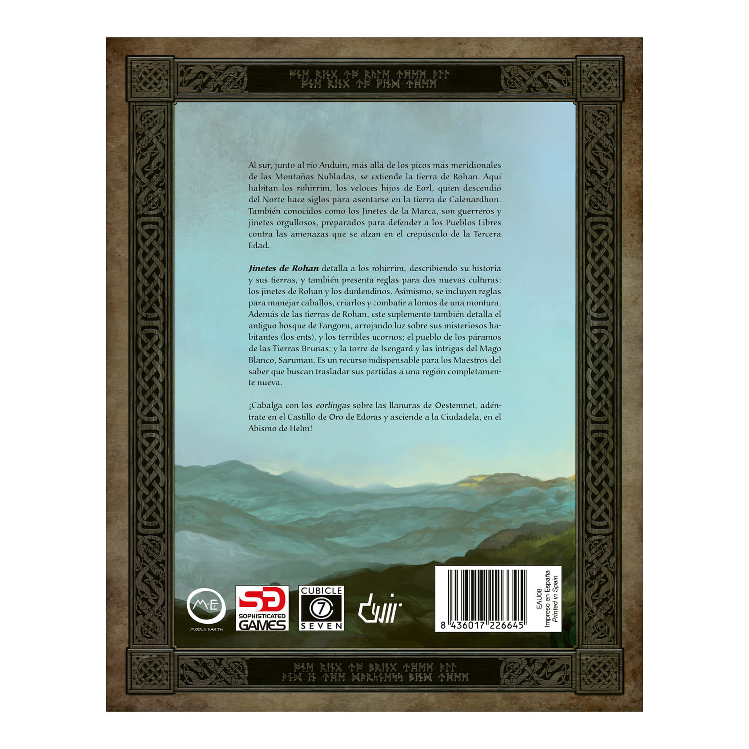 Juego de Mesa El Anillo Unico: Jinetes De Rohan - Real Plaza