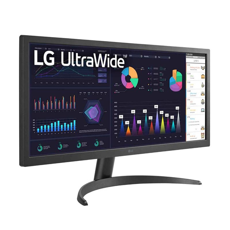 Monitor plano 25.7" LG UltraWide 26WQ500-B Panel IPS, Full HD, 5ms, 75 ...