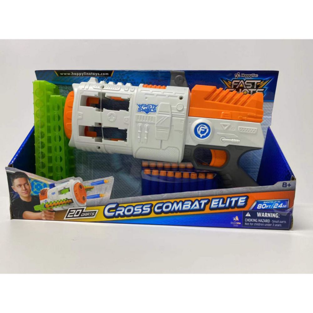 Lanzador Fast Shots 590080 Con 20 Dardos De Goma - Real Plaza