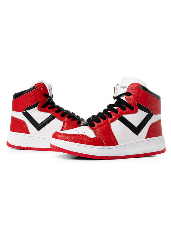 Zapatillas Squeeze Xiama White/Red 48 - Real Plaza