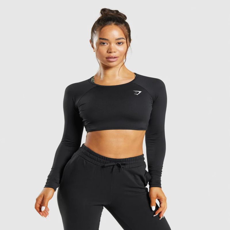 Crop Top GymShark Long Sleeve Talla L - Real Plaza