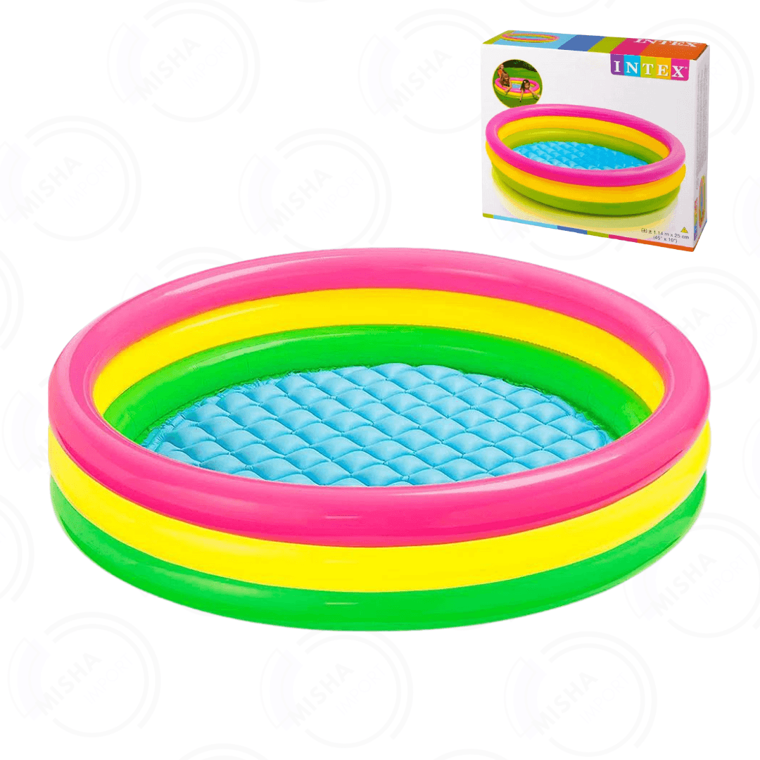 Piscina Inflable Intex Arcoíris de 1.14 x 25 cm - Real Plaza