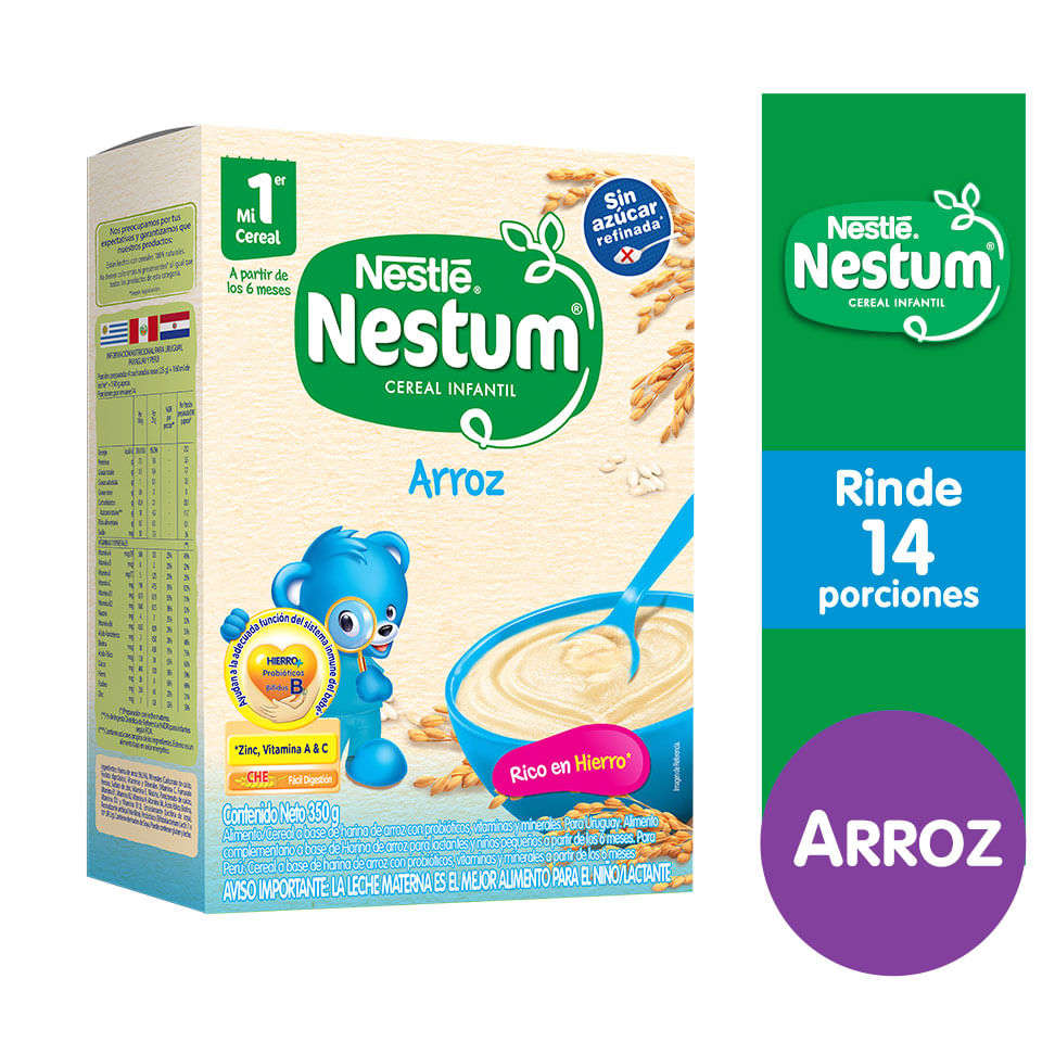 Cereal Infantil Nestum® Arroz Caja 350 G Real Plaza