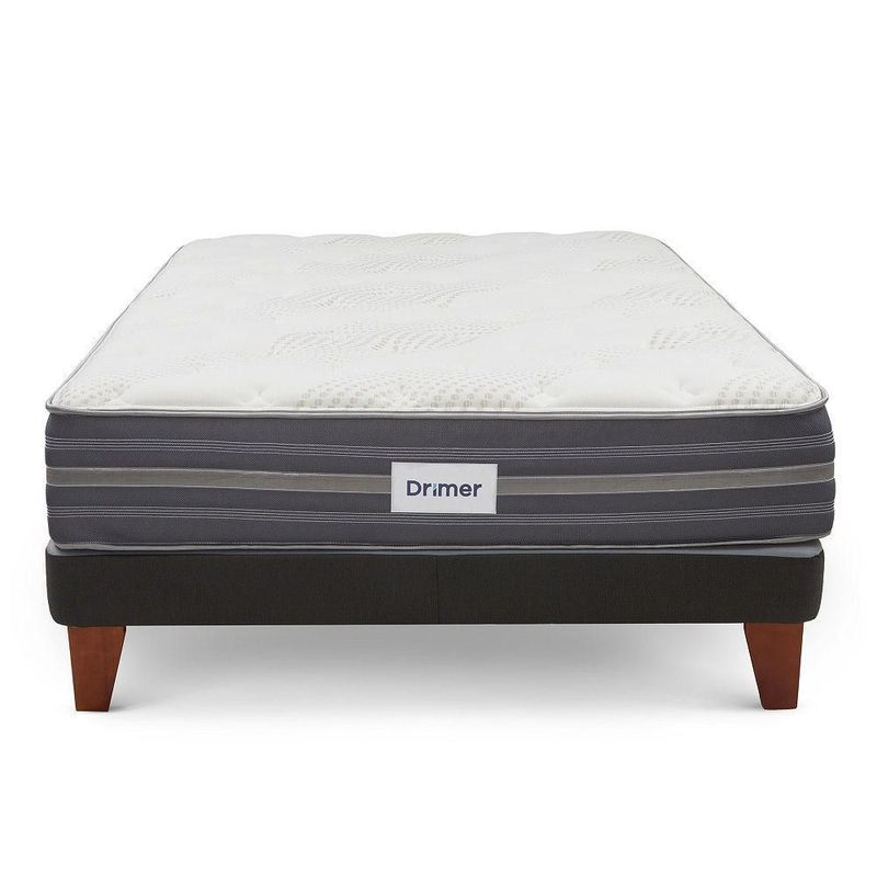 Cama Gold Mantra King Europeo + 2 Almohadas - Real Plaza