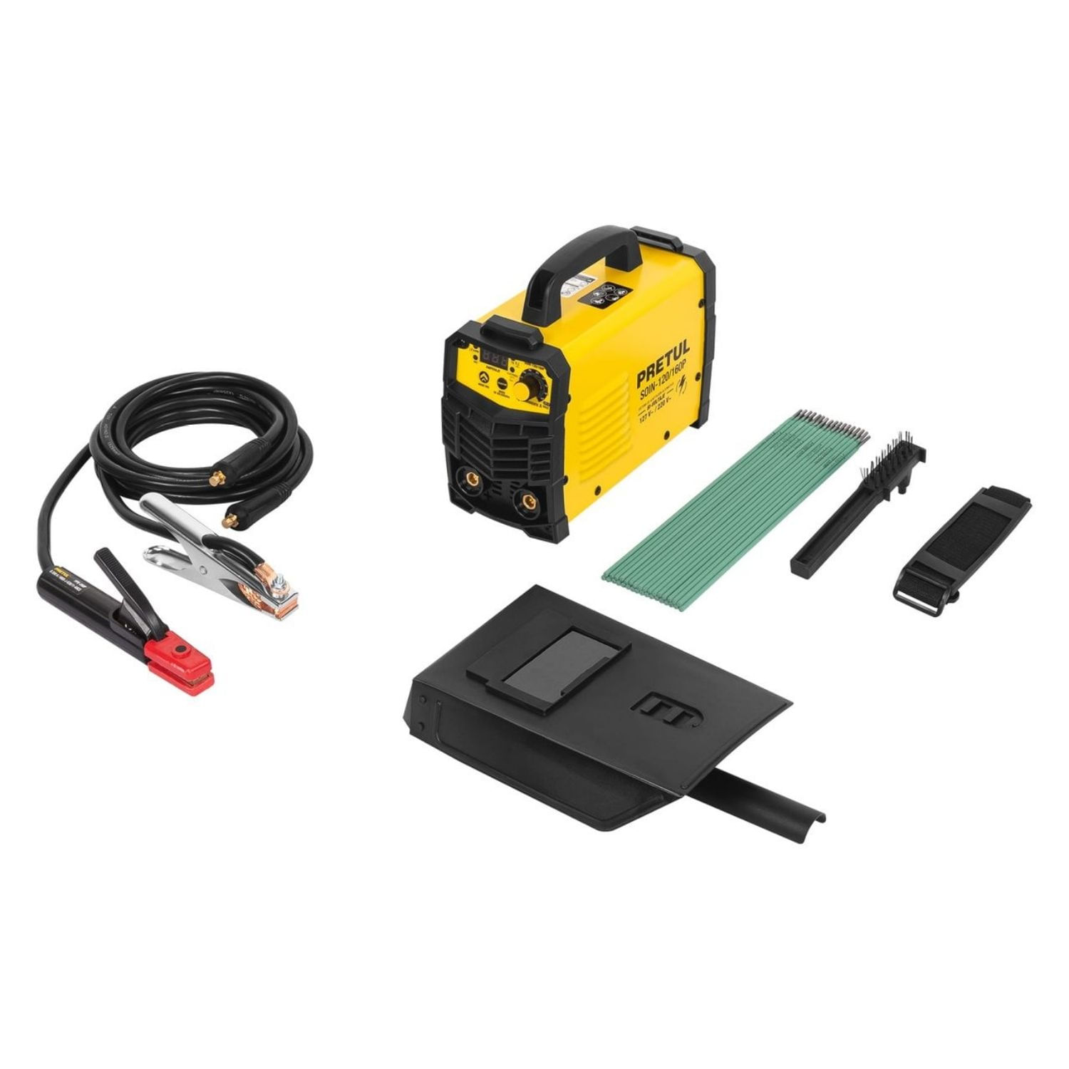 Maquina Soldadora Inversora Bi Voltaje 160A 127V/220V Pretul 29960 ...