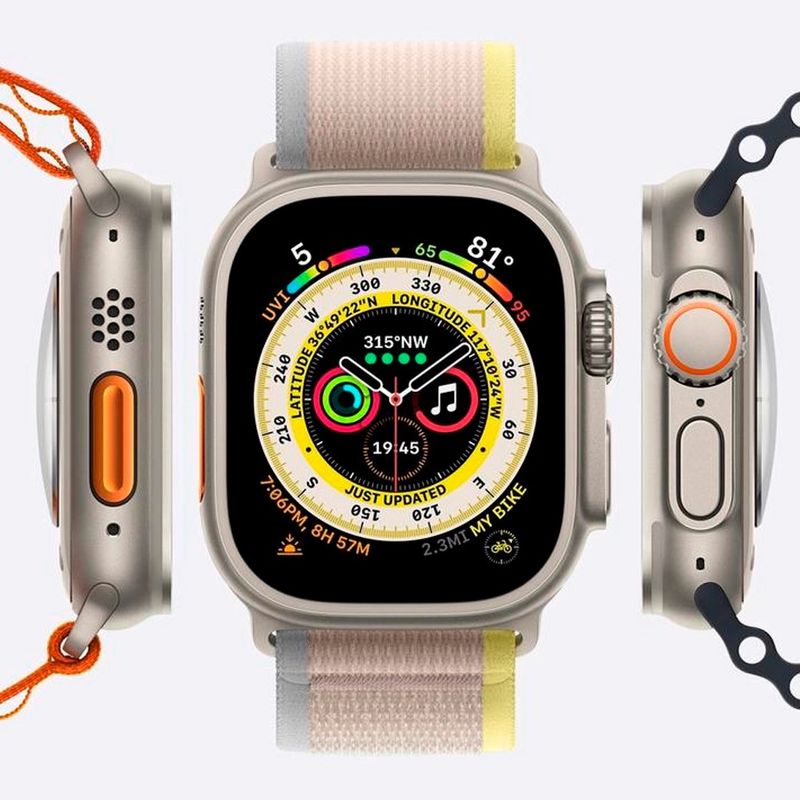 Smartwatch Ultra Rdfit Serie 8 Negro + Correa Nylon Gratis - Real Plaza