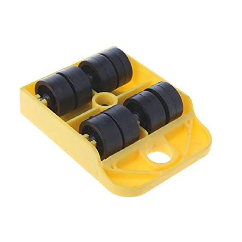 Kit de Ruedas para Mover Muebles Amarillo - Real Plaza