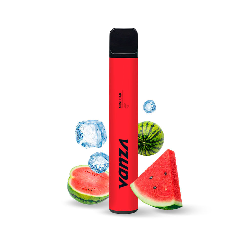 Kit Descartable Vanza 1200 puffs Sandia Ice - Real Plaza