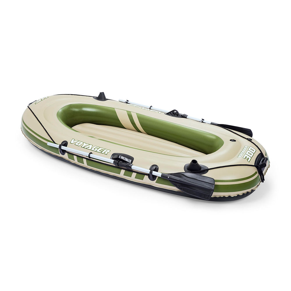 Balsa inflable con remos Voyager 300 - Real Plaza