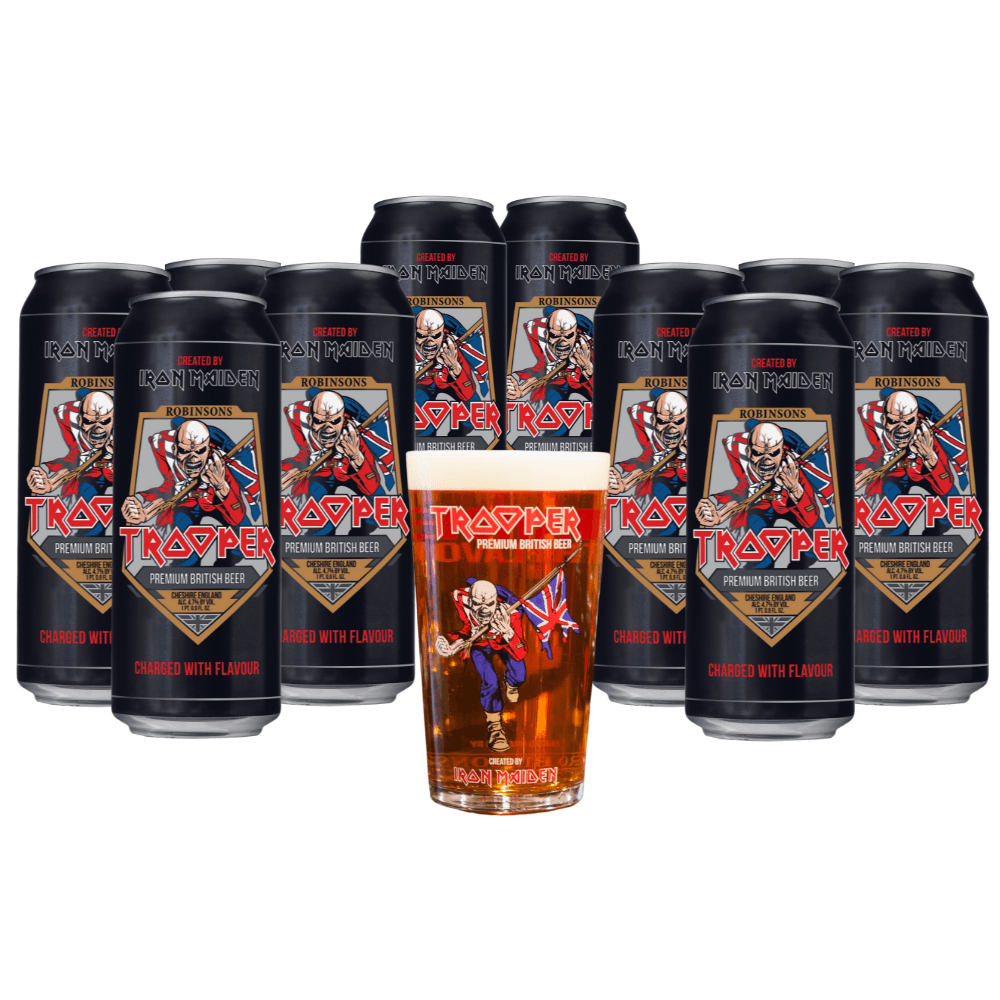 Pack 10 Cerveza Trooper Iron Maiden Lata 500ml - Real Plaza