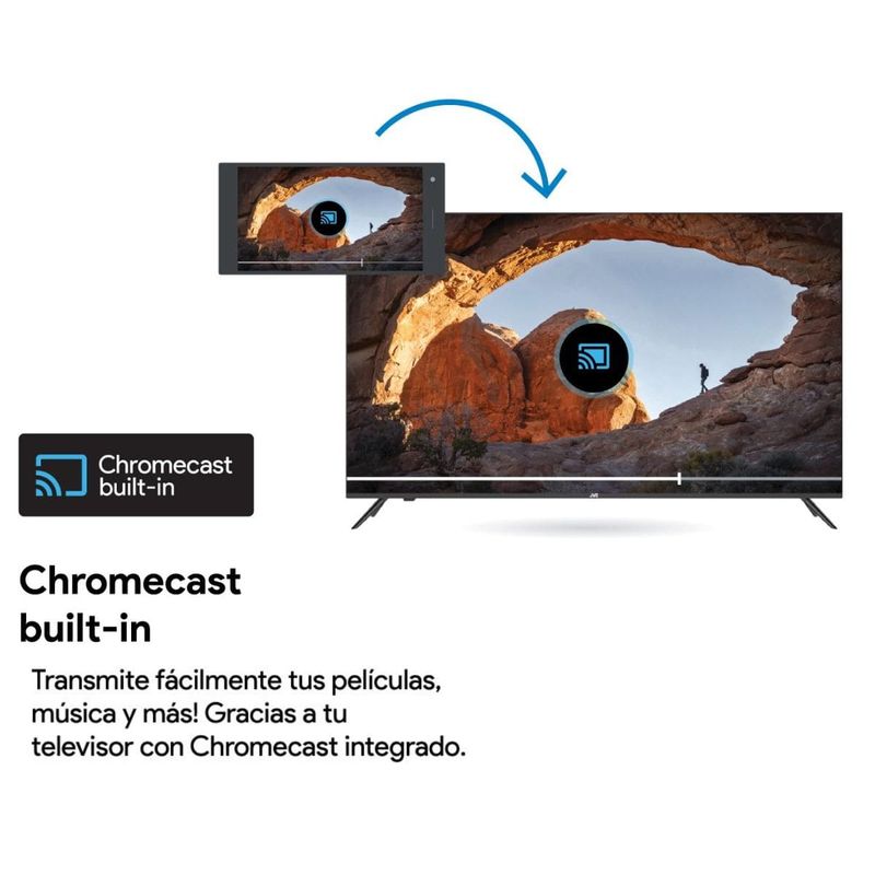 Televisor JVC LED Smart TV 65" Ultra HD 4K Frameless AndroidTv11 LT ...