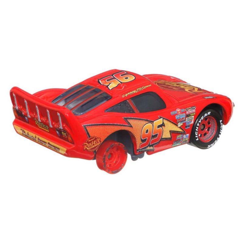 Carro Disney Pixar Cars Rayo Mcqueen En La Meta Coleccionable Escala 1: ...