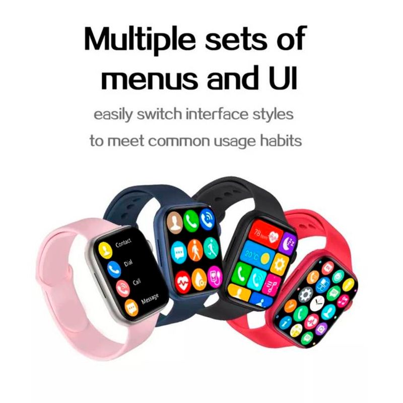 Smartwatch I8 Pro Max Hryfine Premium Rosa - Real Plaza