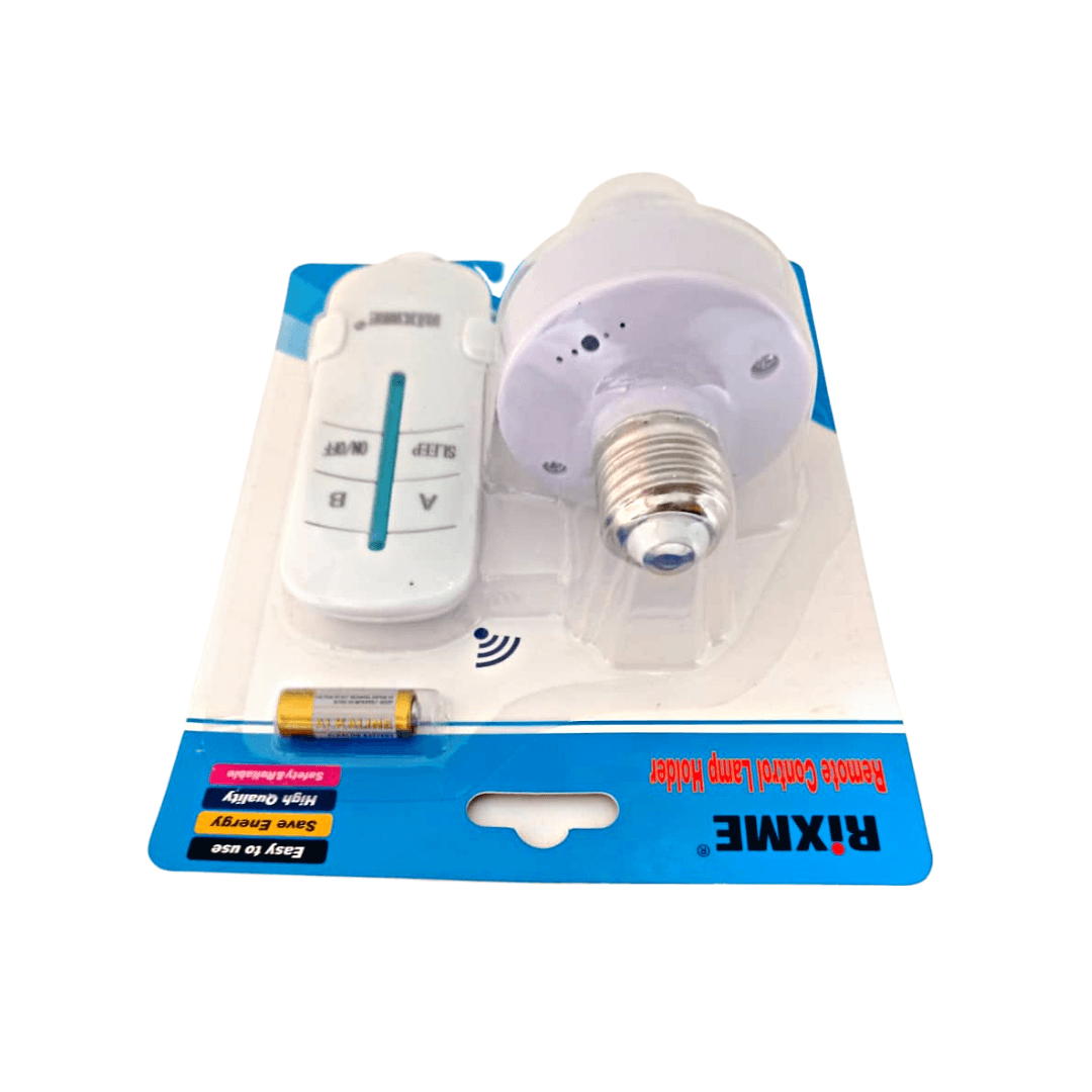 Socket A Control Remoto Para Focos Led E27 Ahorro De Energía - Real Plaza