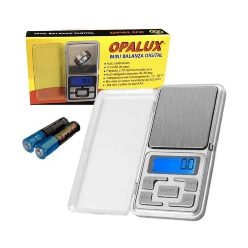 Mini Balanza Digital Gramera De Joyas 500Gr Opalux Op-1724 - Real Plaza