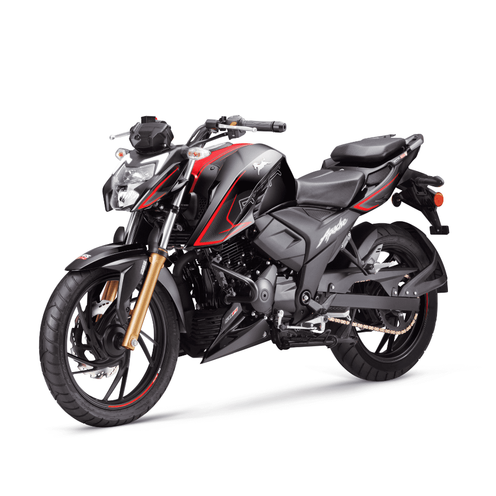 Motocicleta Tvs Apache Rtr 200 Fi Negro - Real Plaza