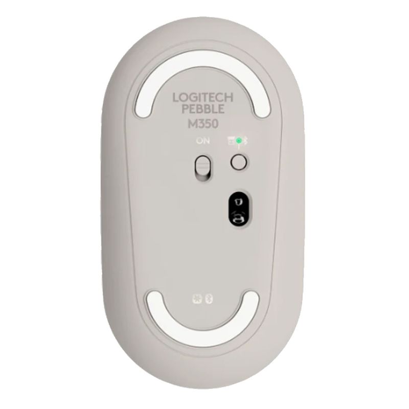 Mouse inalámbrico Logitech Pebble M350 bluetooth, 1000 dpi, 3 botones ...