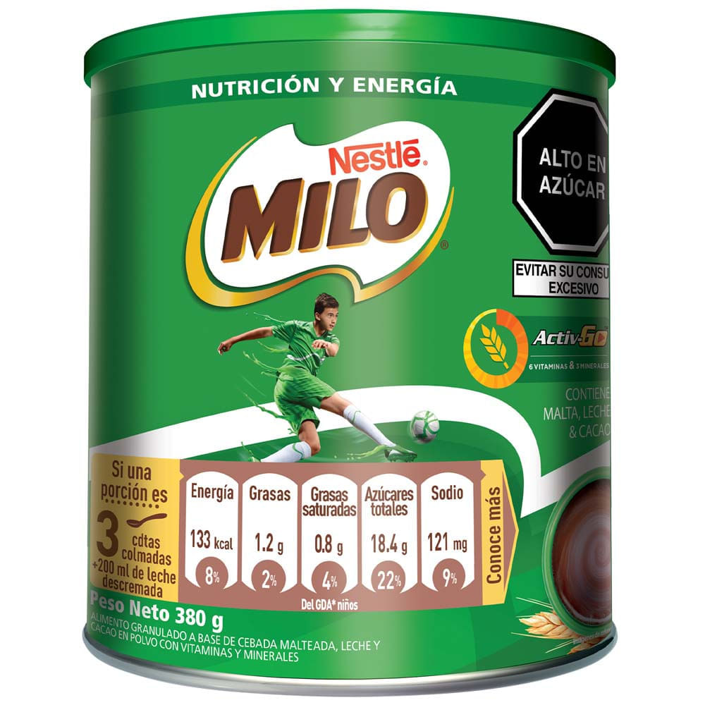 Fortificante Granulado MILO Activ-Go Lata 380g - Real Plaza