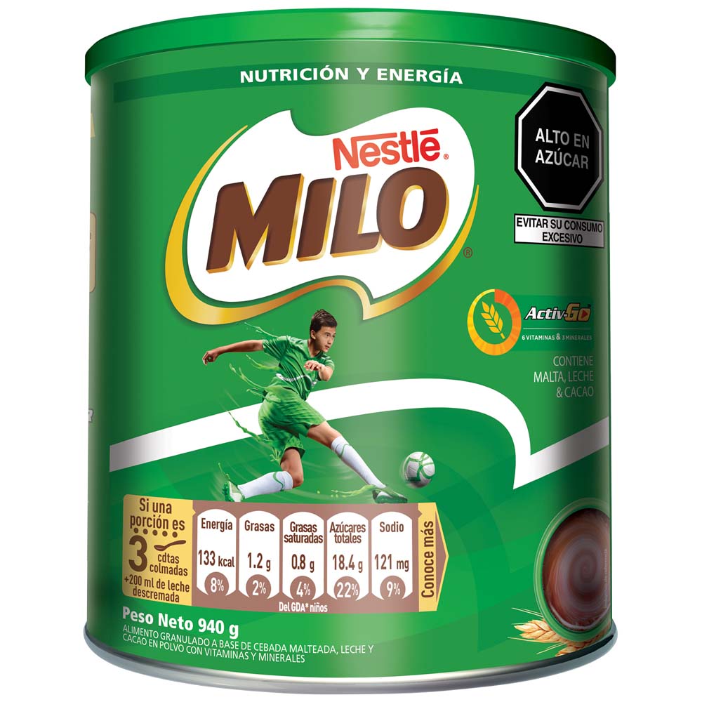 Fortificante Granulado MILO Activ-Go Lata 940g - Real Plaza