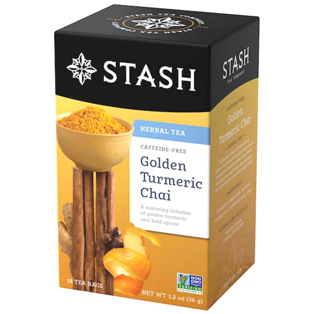 Infusión STASH Golden Tumeric Chai Caja 36g - Real Plaza