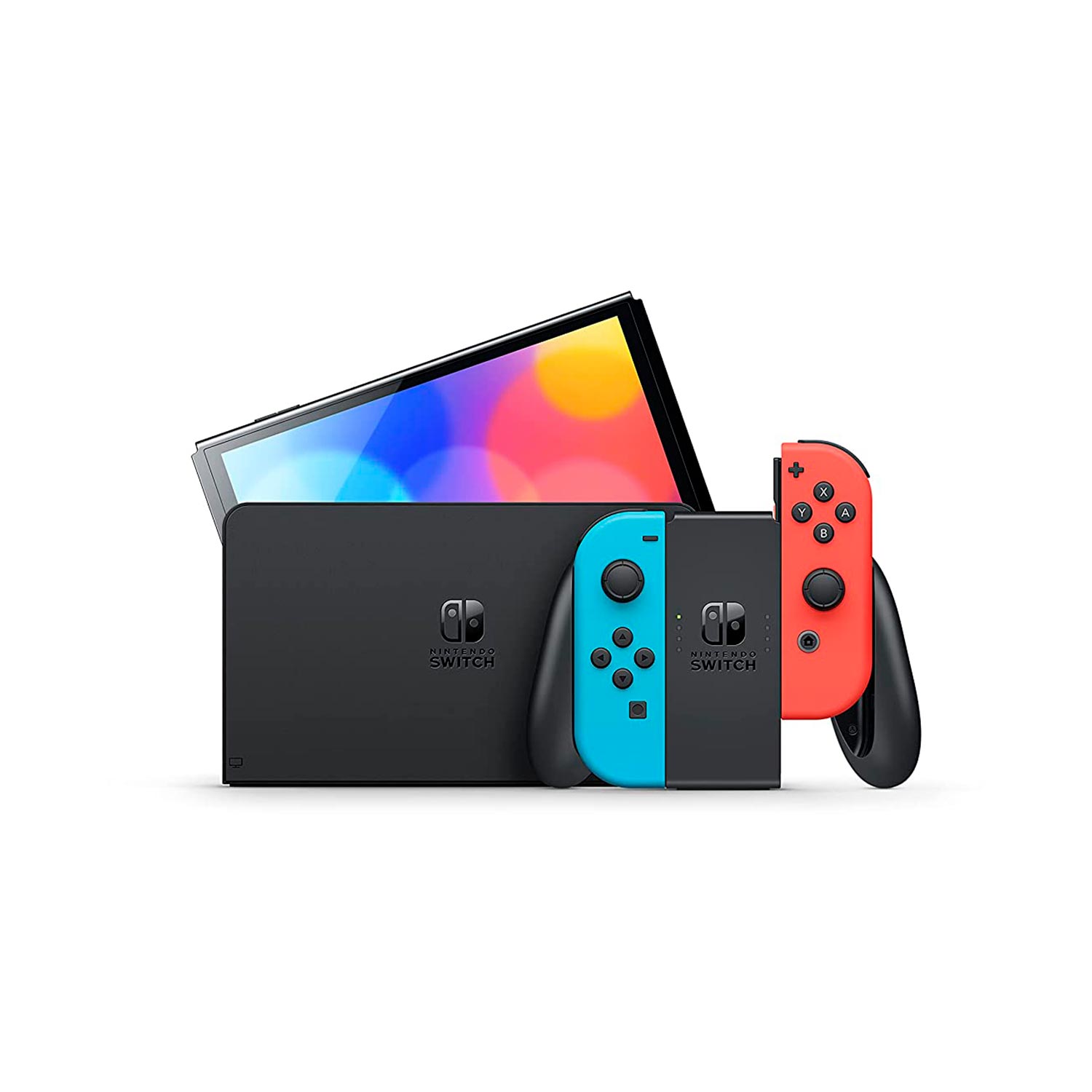 Consola Nintendo Switch Oled Neon + Splatoon 3 - Real Plaza