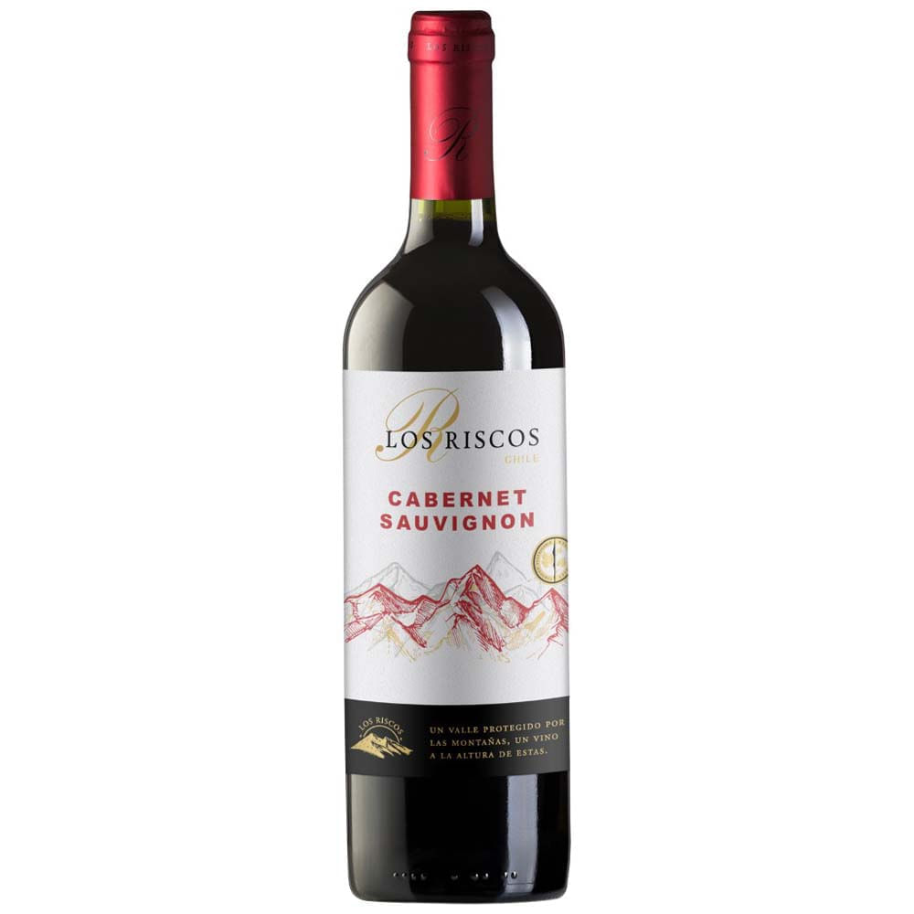 Vino Tinto LOS RISCOS Cabernet Sauvignon Botella 750ml - Real Plaza