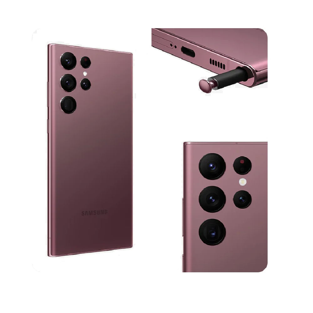 Samsung S22 Ultra 128GB 8GB Burgundy - Real Plaza