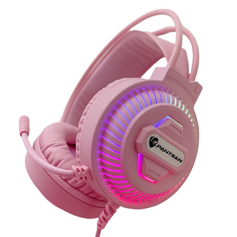 Auriculares Gamer Pantsan PSH-400 Rosado - Real Plaza
