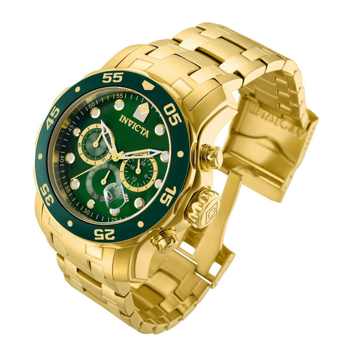 Reloj Hombre Dorado Invicta Pro Diver 0075 - Real Plaza