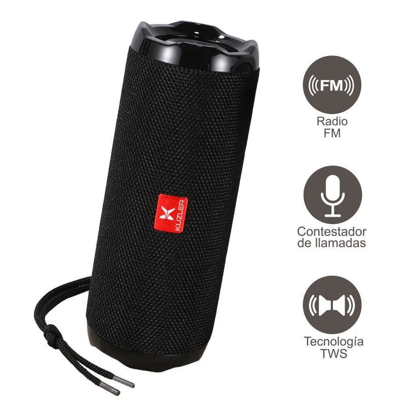 Parlante Kuzler ODON-101B Portátil Negro - Real Plaza