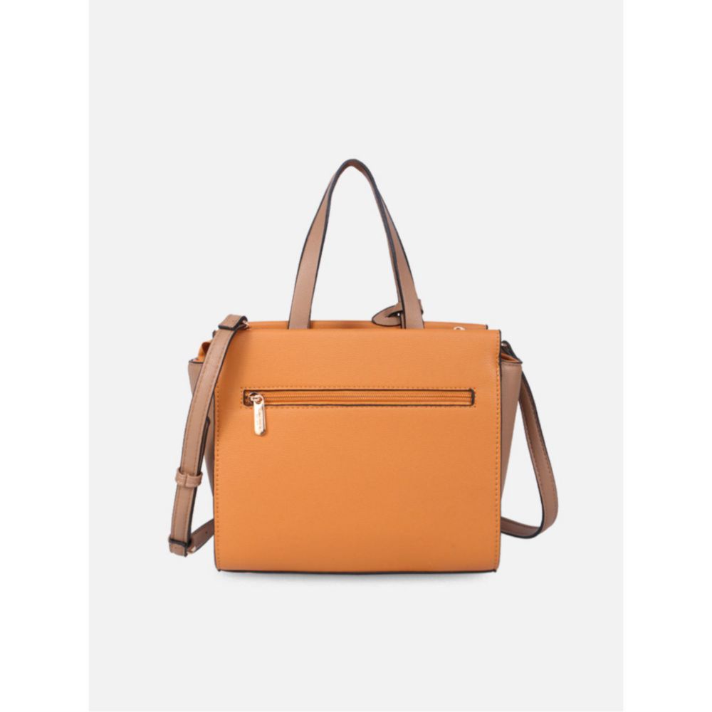 Satchel Crepier Gerasa Md Amarillo miel - Real Plaza