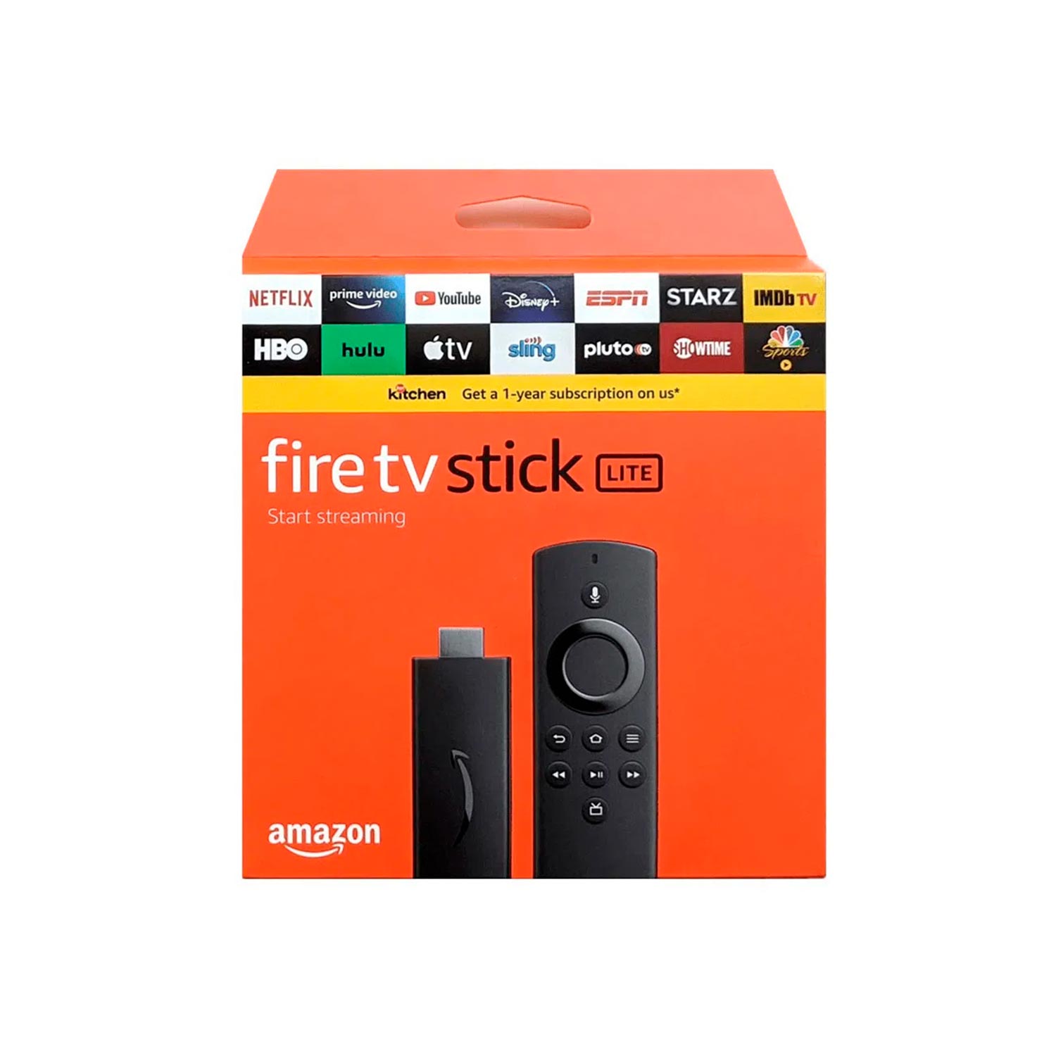 Amazon Fire Tv Stick Lite Strat Streaming Black - Real Plaza