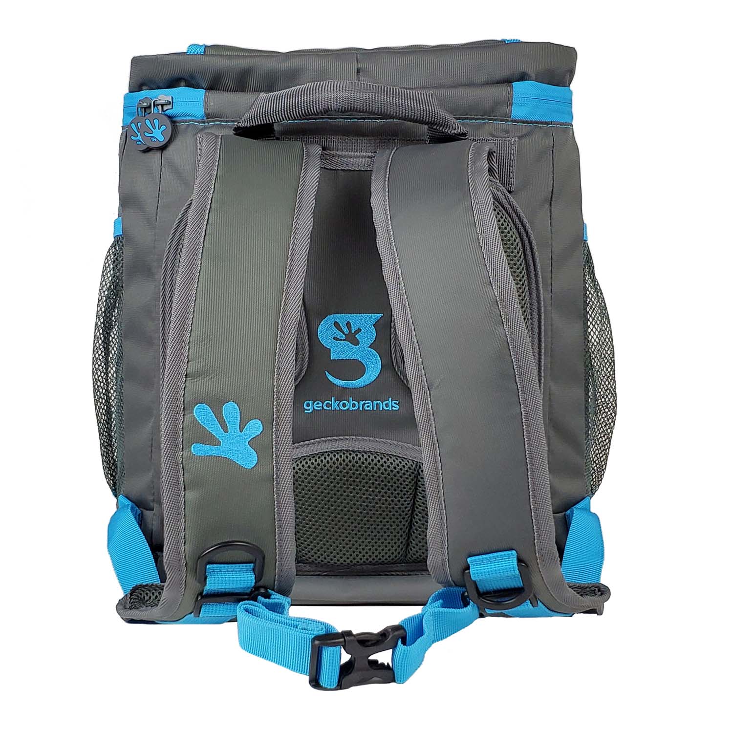 Opticool Backpack Cooler - Grey Neon Blue Geckobrands - Real Plaza