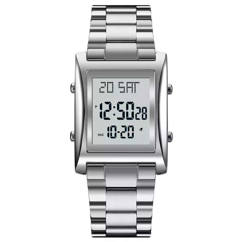 Reloj SKMEI Suit 1812 Digital Horario Dual Fechador Acero - Negro ...