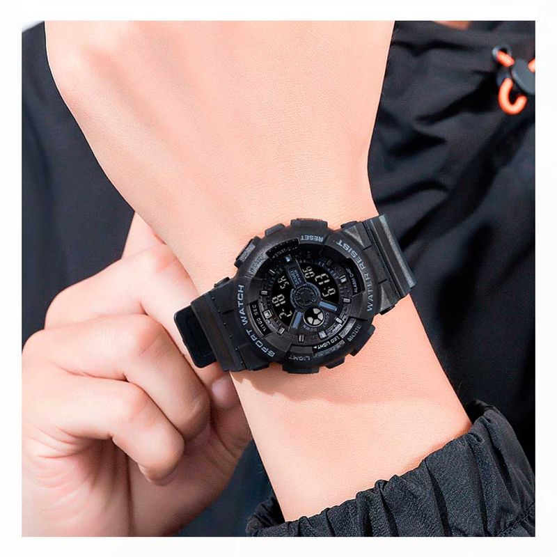 Reloj SKMEI Chrono 1828 Digital Dual Multifunción Deportivo - Negro ...