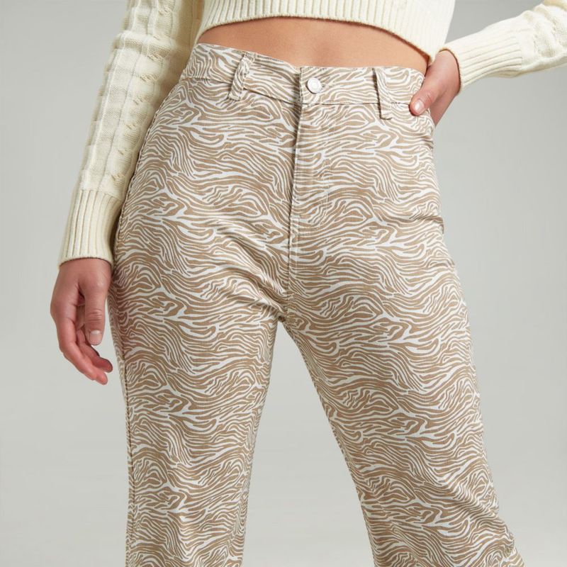 Jean Hypnotic Mujer Relax Cebra - Real Plaza