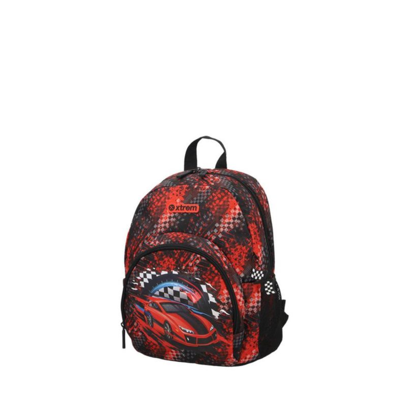 Mochila Xtrem Power 311 School Backpack Red Car - Real Plaza