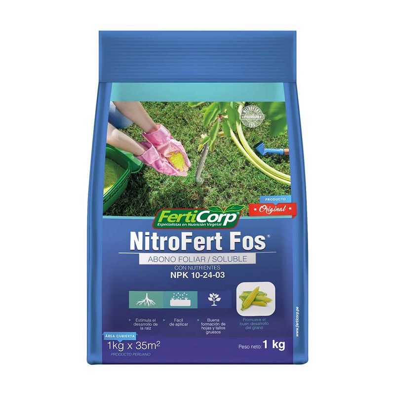 Fertilizante Soluble Nitrofert Fos 1Kg - Real Plaza