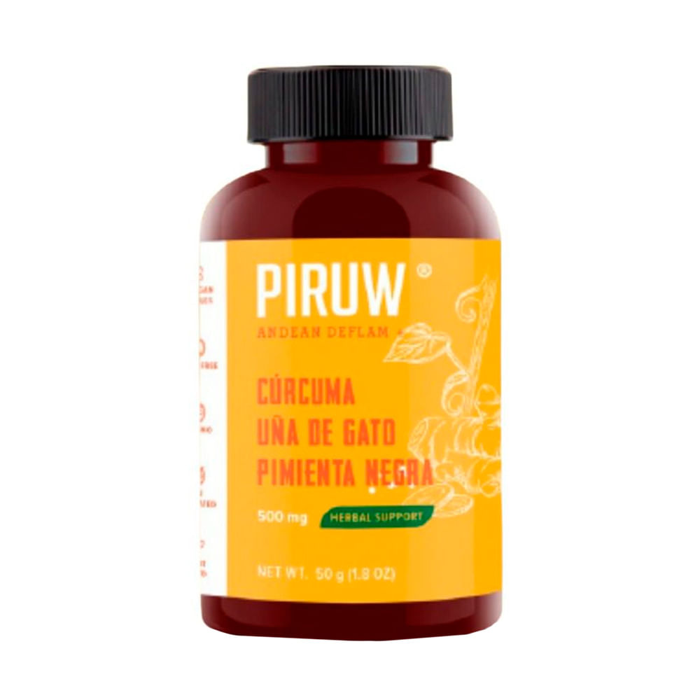 Vitamina Piruw Andean Deflam 100 Cápsulas - Real Plaza