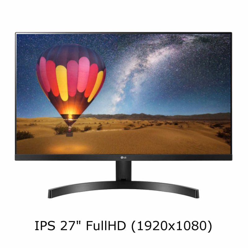 Monitor LG 27MK600M 27 IPS FullHD 75Hz AMD FreeSync Gamer - Real Plaza