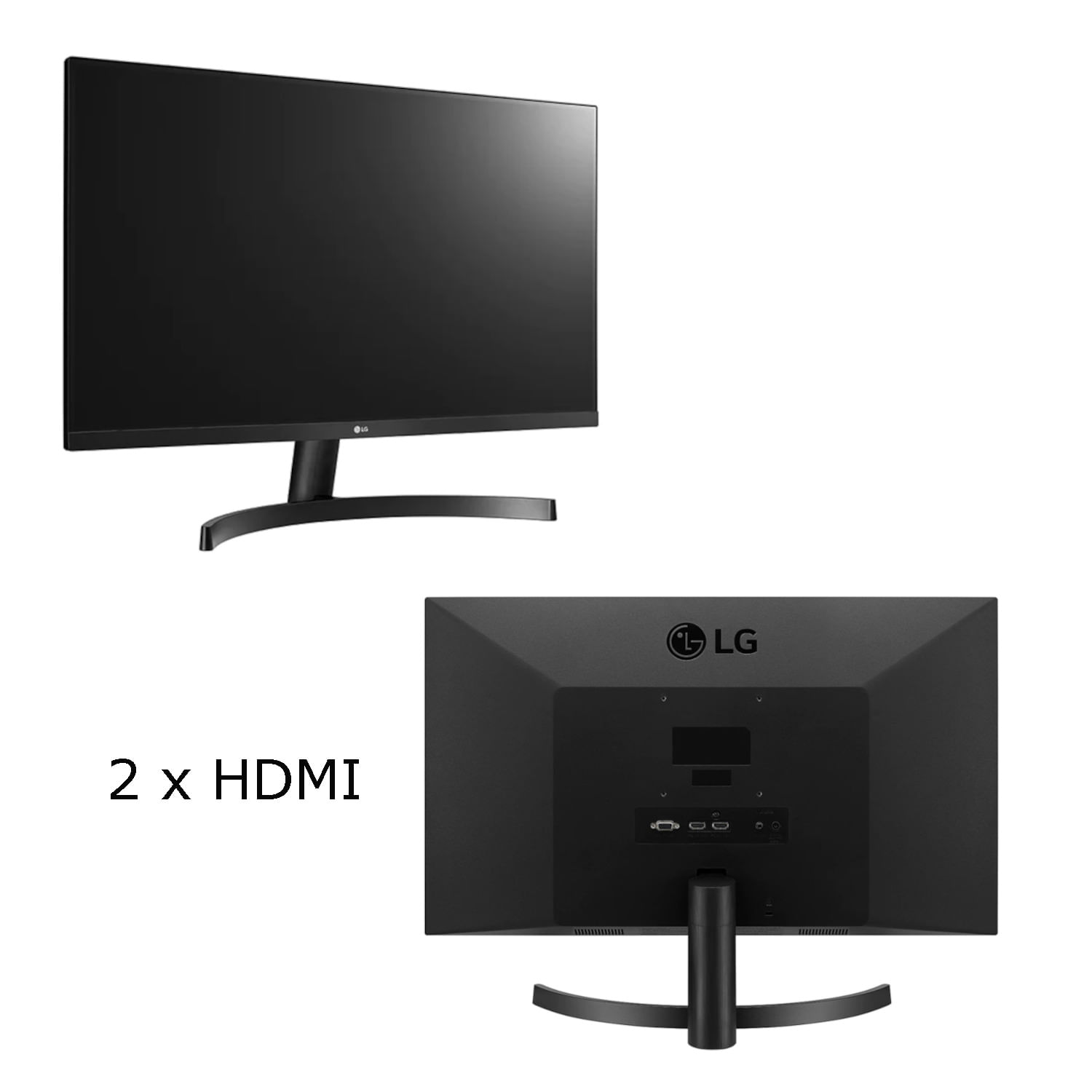Monitor LG 27MK600M 27 IPS FullHD 75Hz AMD FreeSync Gamer - Real Plaza