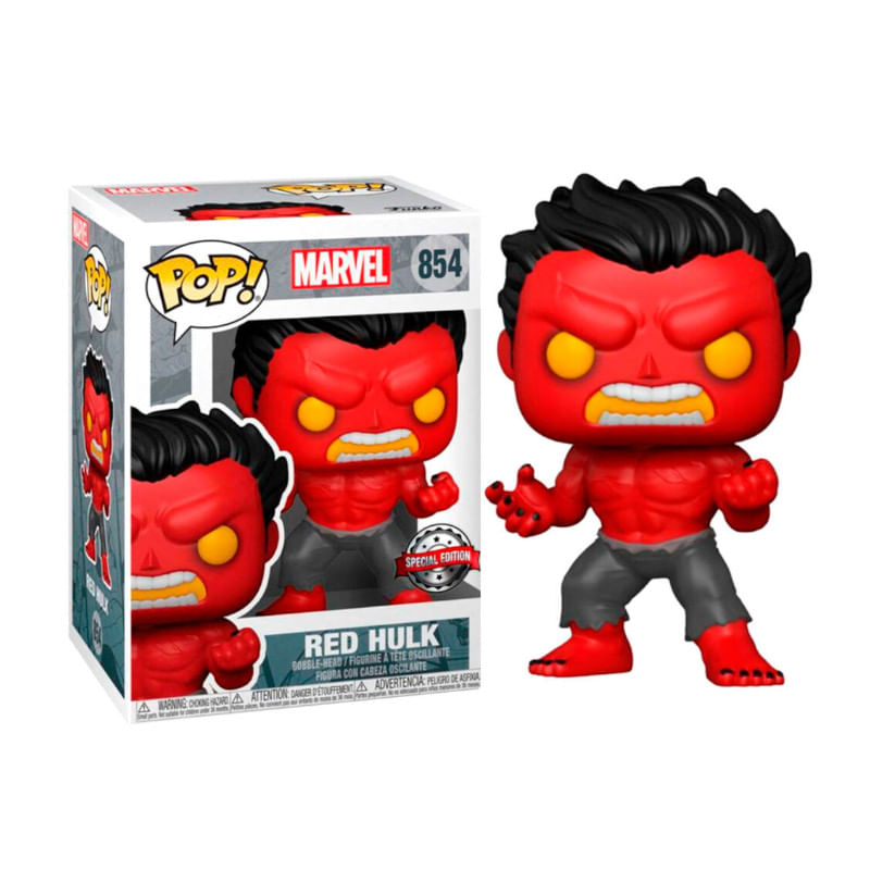 Funko Pop! Marvel: Hulk-Red Hulk W/ (Gw) (Special Edition) - Real Plaza