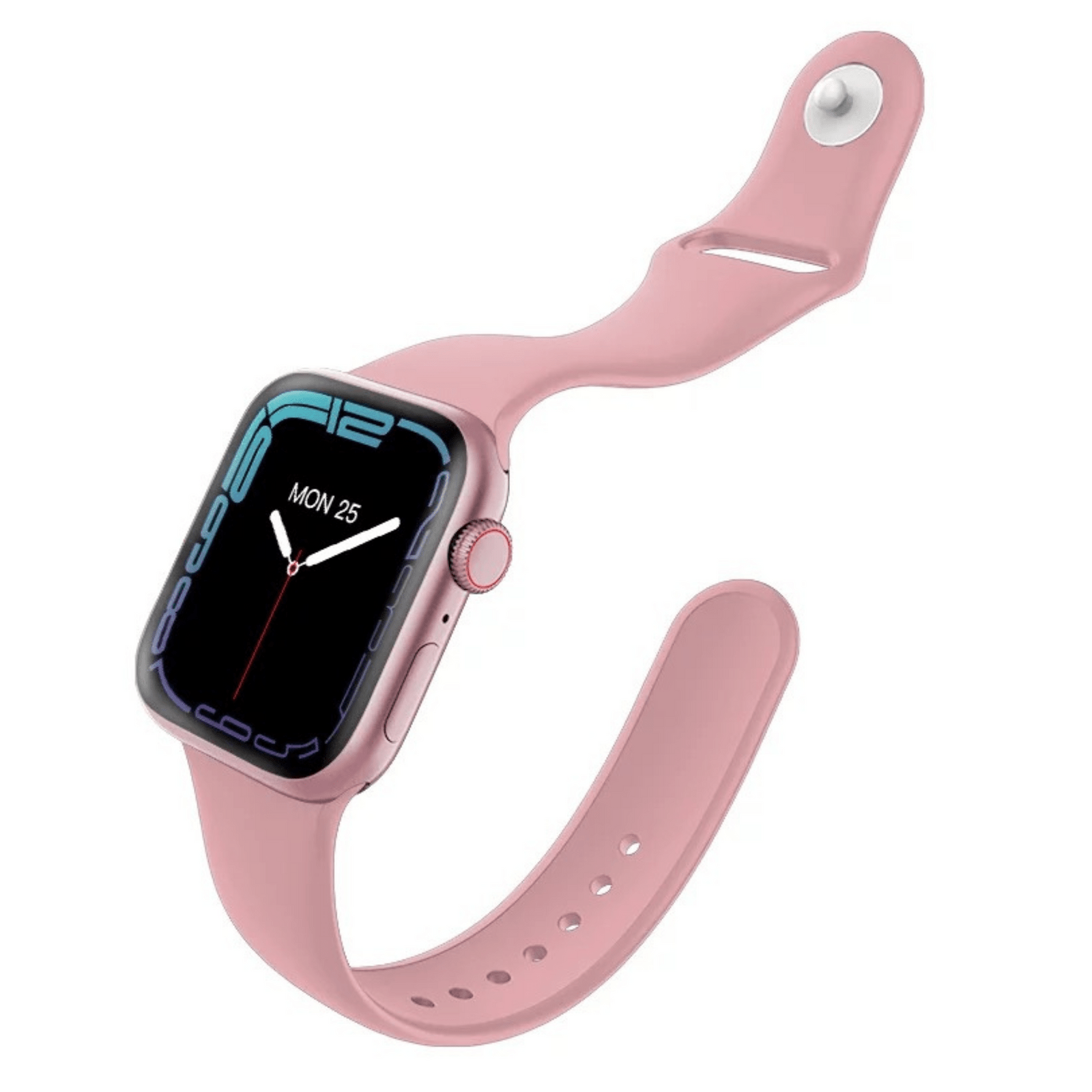 Pack Smartwatch HW37 Plus Rosado y Audífonos I13 Pro Blanco - Real Plaza