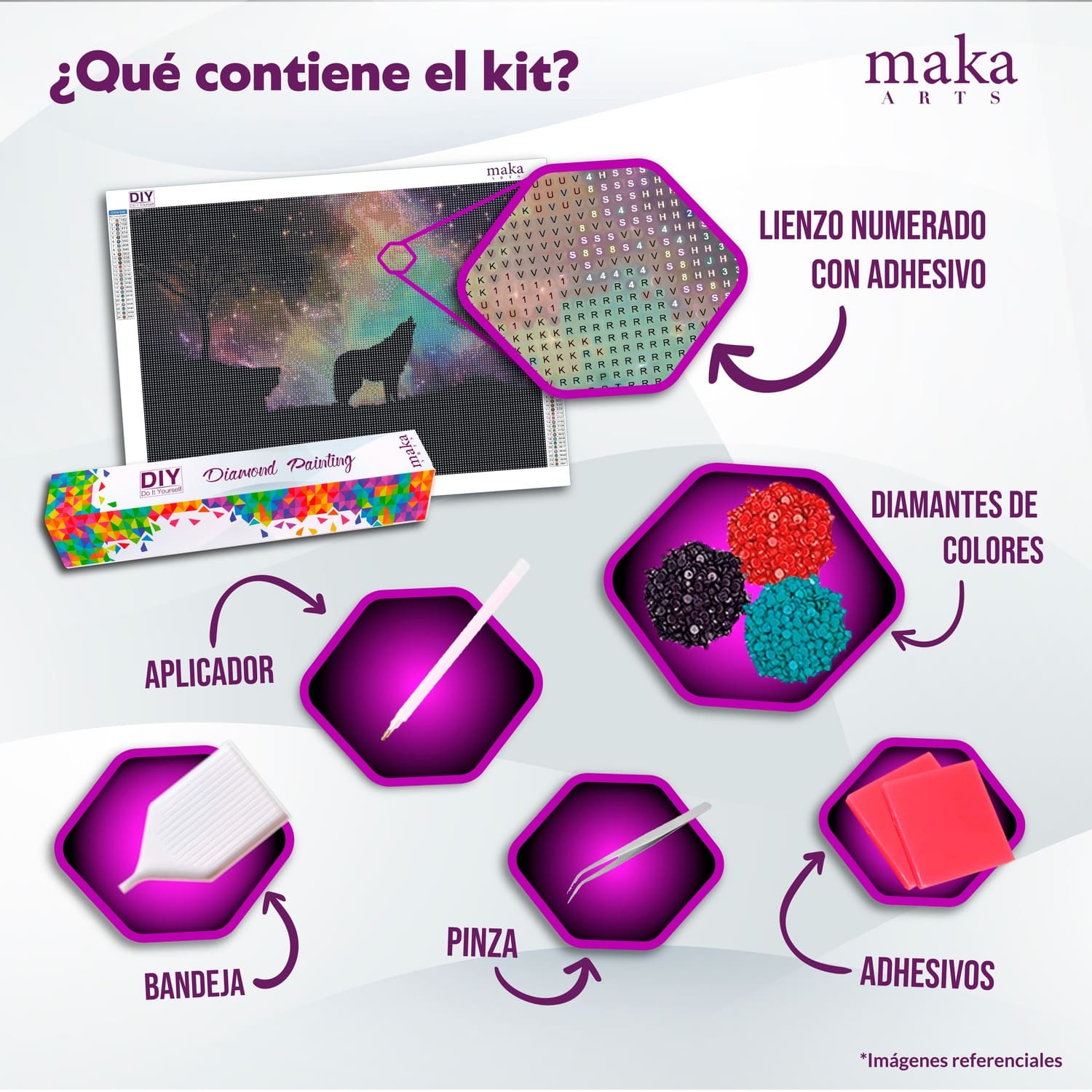 Diamond Paintings Northern Lights Maka - Real Plaza